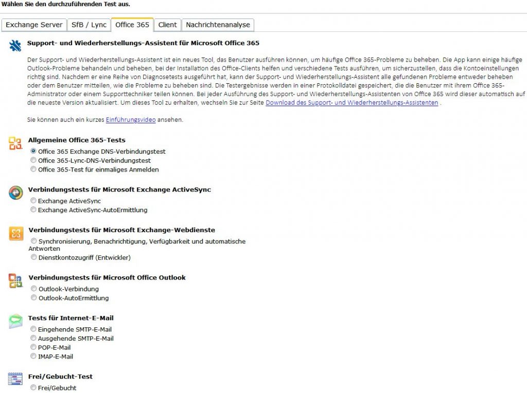 Office365 Tests von Microsoft - emil.network